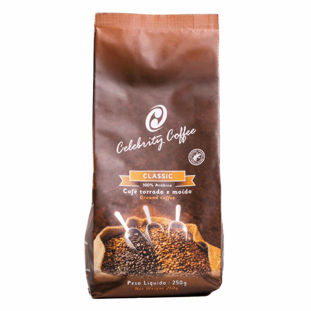 Café Especial Torrado e Moído 250g | CLASSIC - Celebrity Coffee